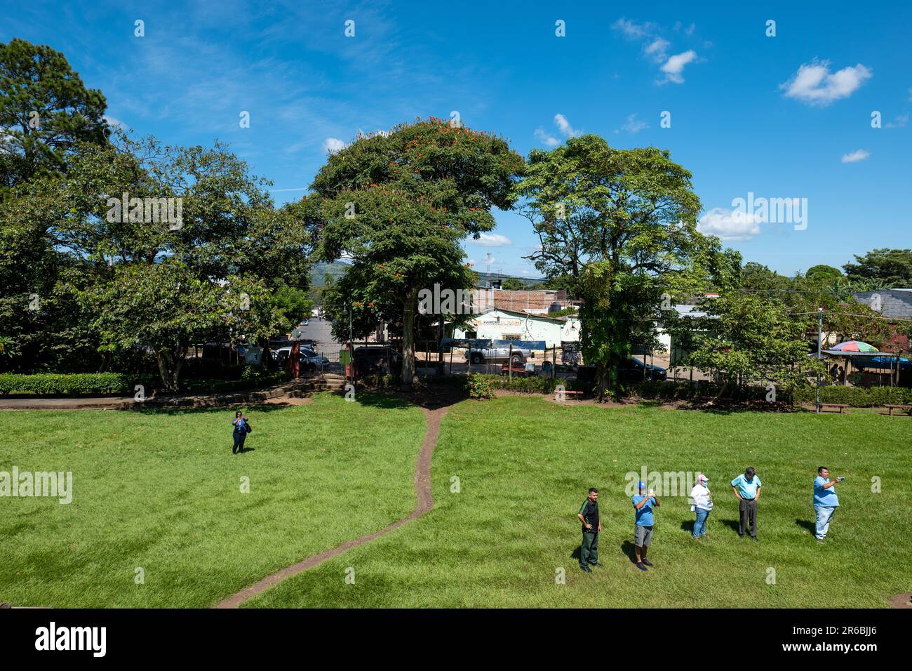 Chalchuapa, Santa Ana, El Salvador - October 28, 2022: Local Tourists ...