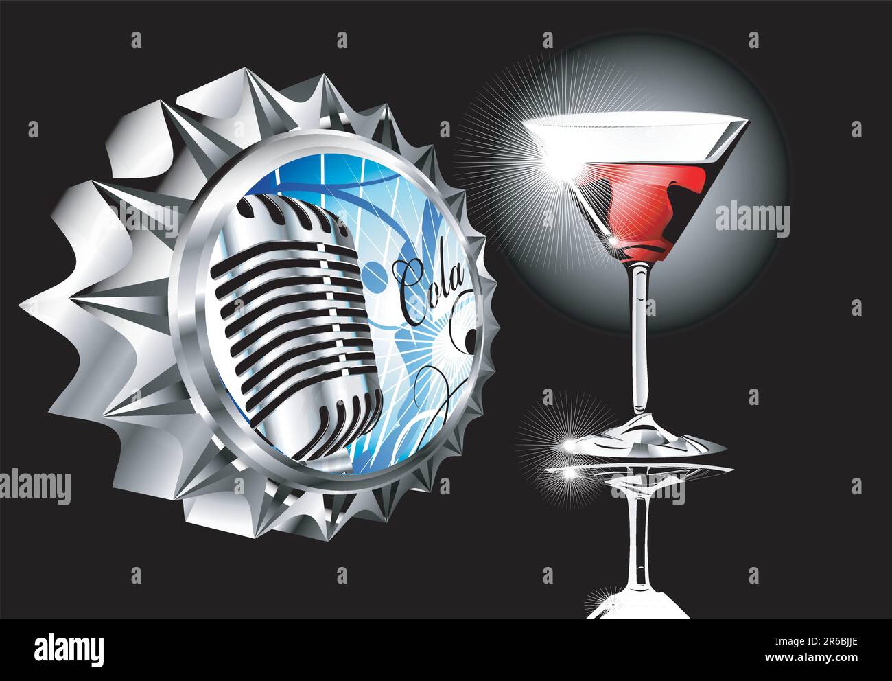 Glass cap Stock Vector Images - Alamy