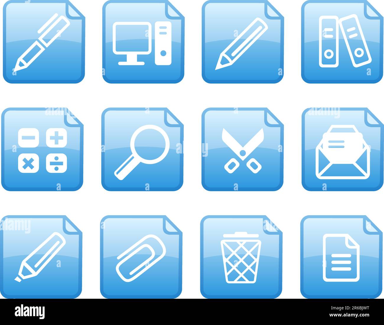 Calculator pen on color Stock Vector Images - Alamy