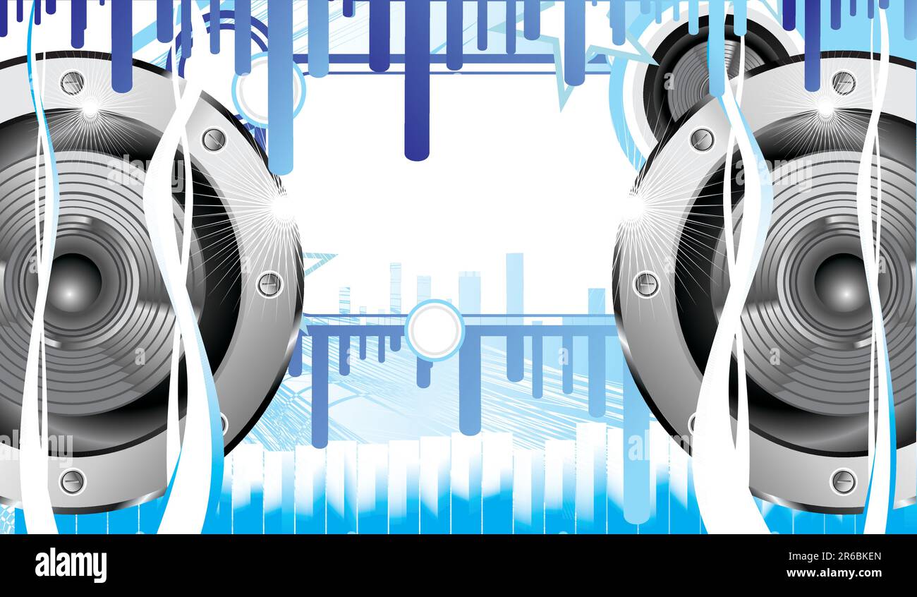 Abstract speakers equalizer Stock Vector Images - Alamy
