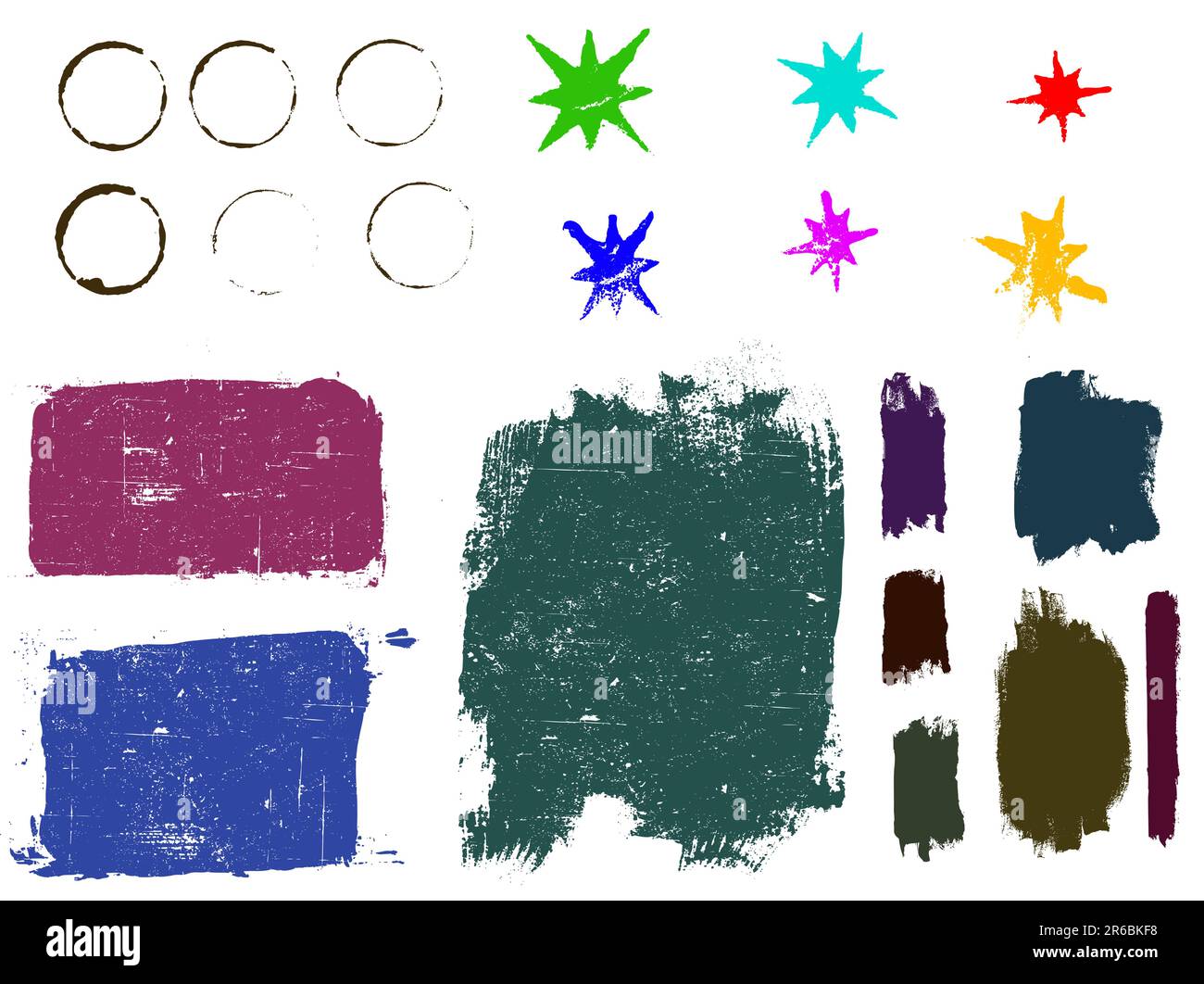 Grunge elements 2 - Highly Detailed vector grunge elements. Grouped and ...