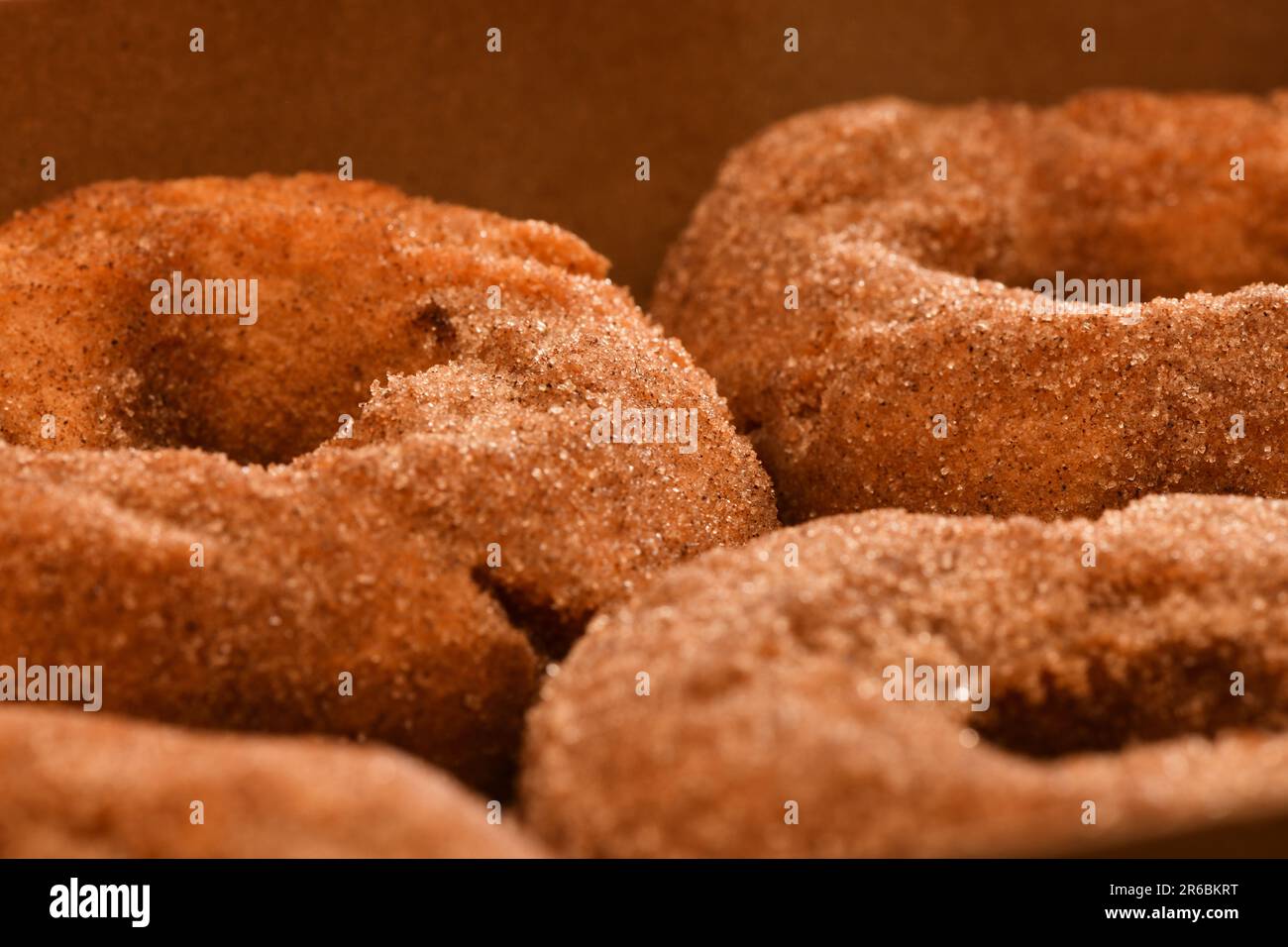 Fresh apple cinnamon doughnuts in a box Stock Photo - Alamy