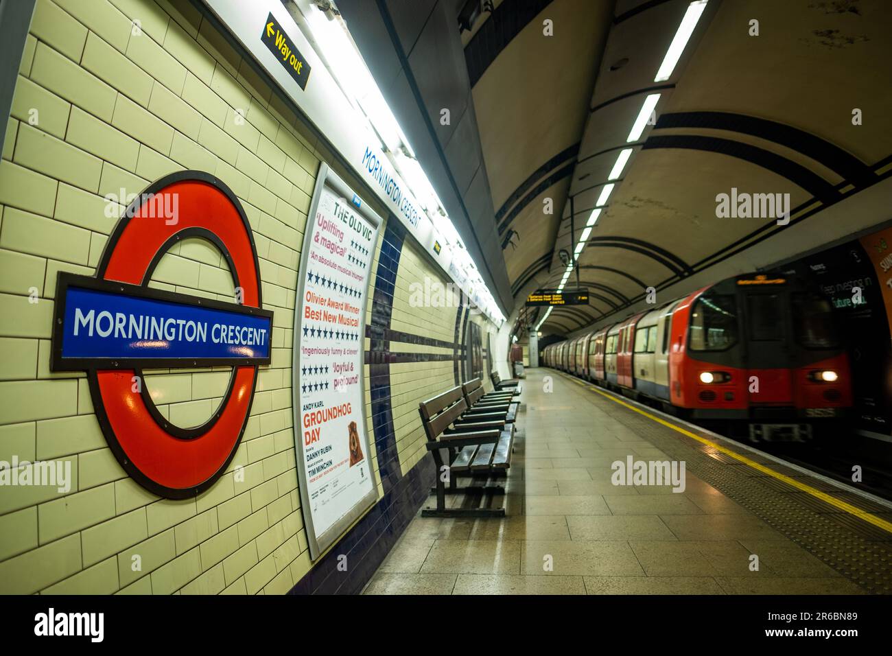 London underground sign mornington crescent hi-res stock photography ...