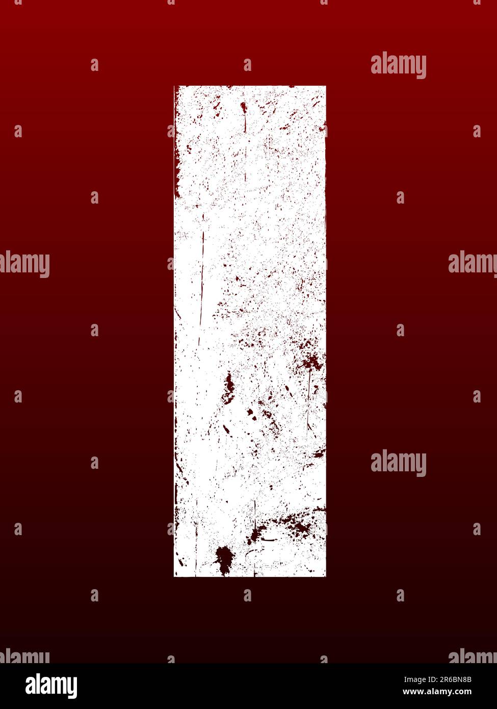 Fat Grunged Letters - I (Highly detailed grunge letter Stock Vector ...