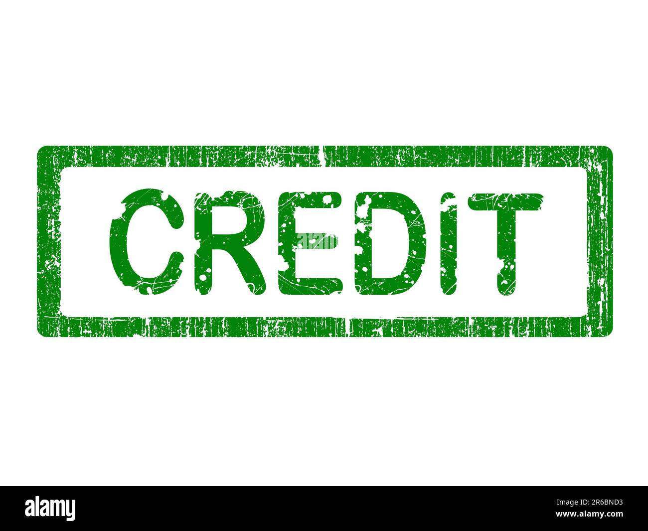 Grunge Office Stamp with the words CREDIT in a grunge splattered text ...