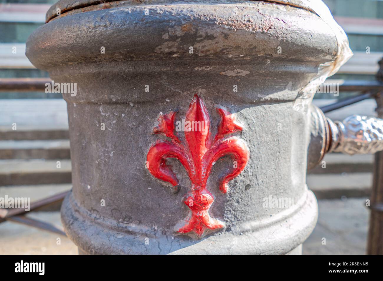 Florence, Italy - 07-05-2021: The lily, symbol of Florence Stock Photo ...