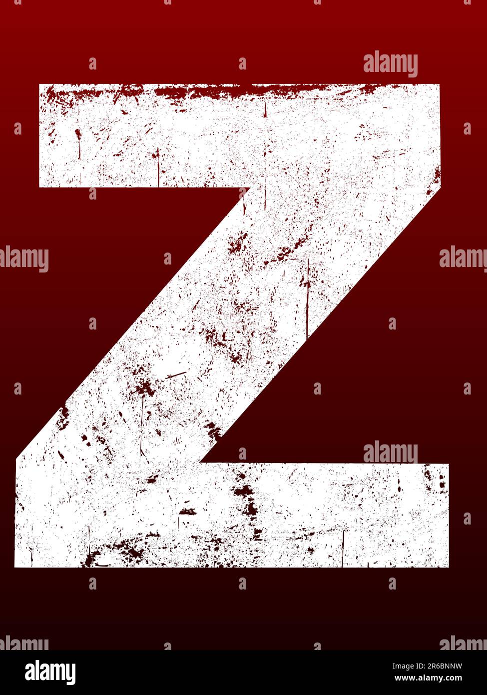 Fat Grunged Letters - Z (Highly detailed grunge letter Stock Vector ...