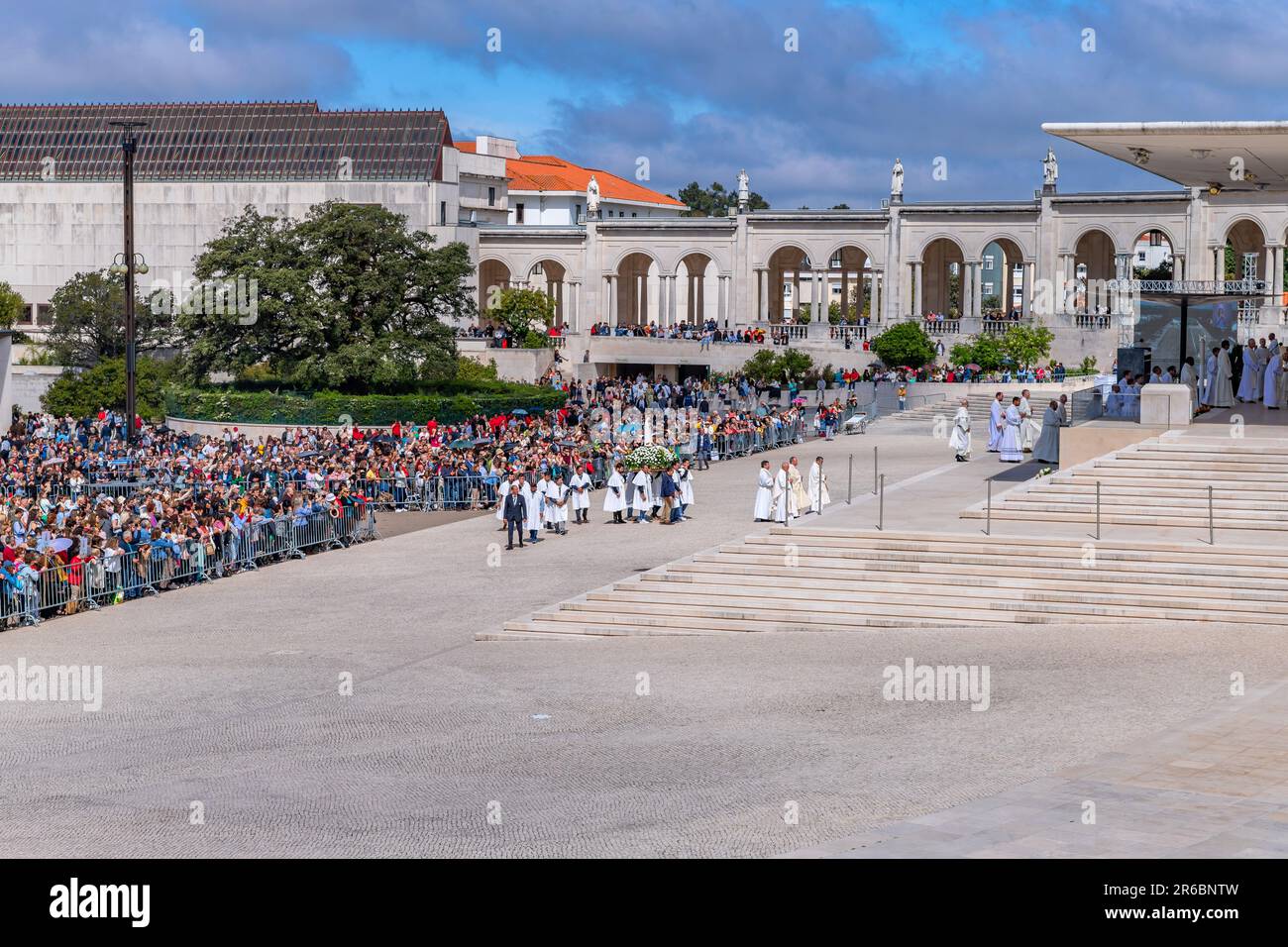 Fatima, Portugal - April 30, 2023: Church ceremonies related to the ...