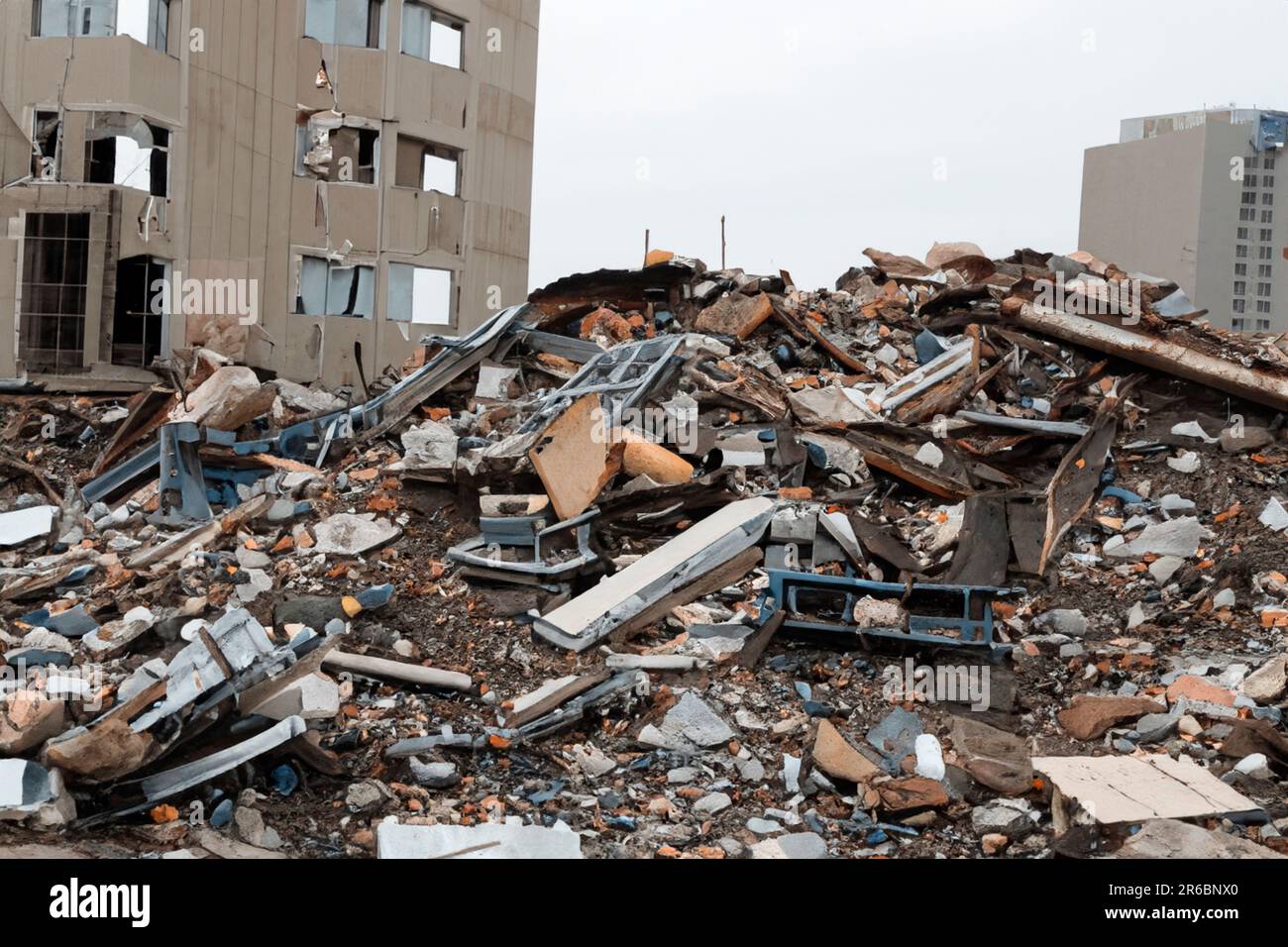 Destroyed collapse catastrophe collapsed hi-res stock photography and ...