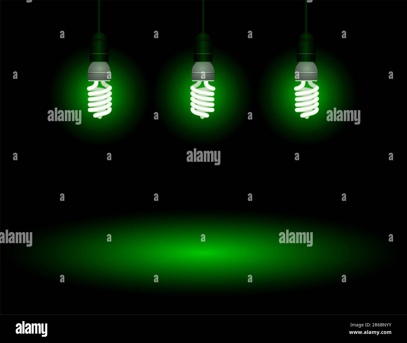 Energy saving fluorescent light bulb - editable vector Stock Vector ... Energy saving fluorescent light bulb - editable vector Stock Vector ...