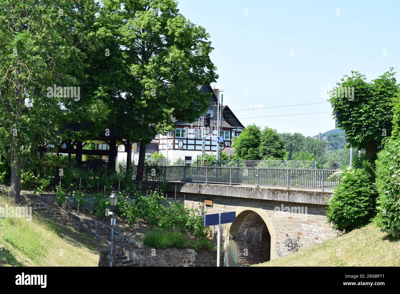 station of Rhens Stock Photo - Alamy