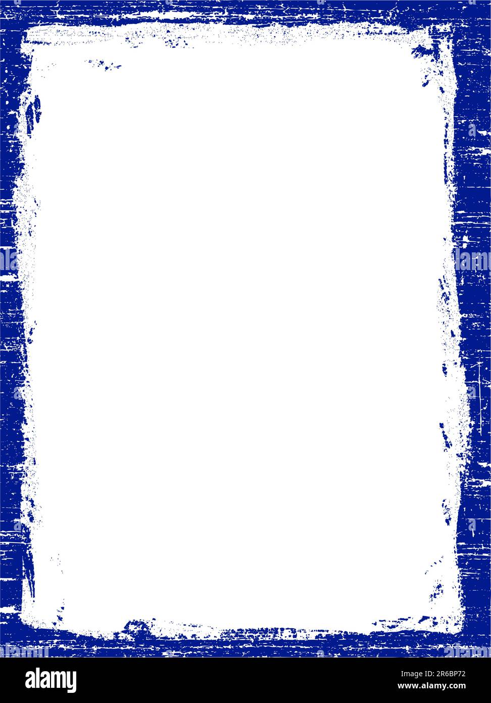 Dark Blue Grunged Border - Highly Detailed vector grunge graphic Stock ...
