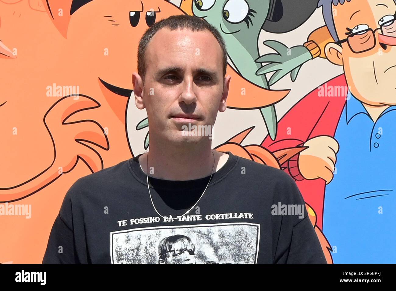 Rome, Italy. 08th June, 2023. Michele Rech (Zerocalcare) attends the photocall of new animated ...