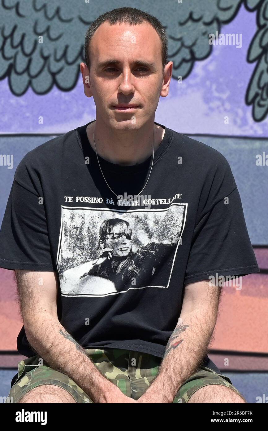 Rome, Italy. 08th June, 2023. Michele Rech (Zerocalcare) attends the ...