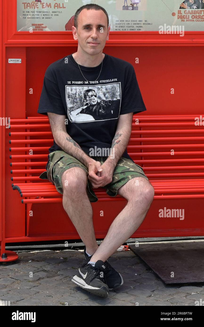 Rome, Italy. 08th June, 2023. Michele Rech (Zerocalcare) attends the photocall of new animated ...