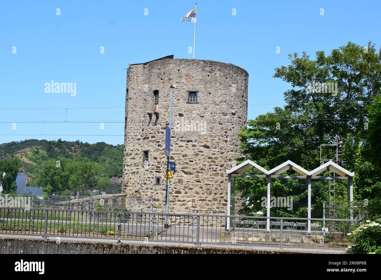 station of Rhens Stock Photo - Alamy
