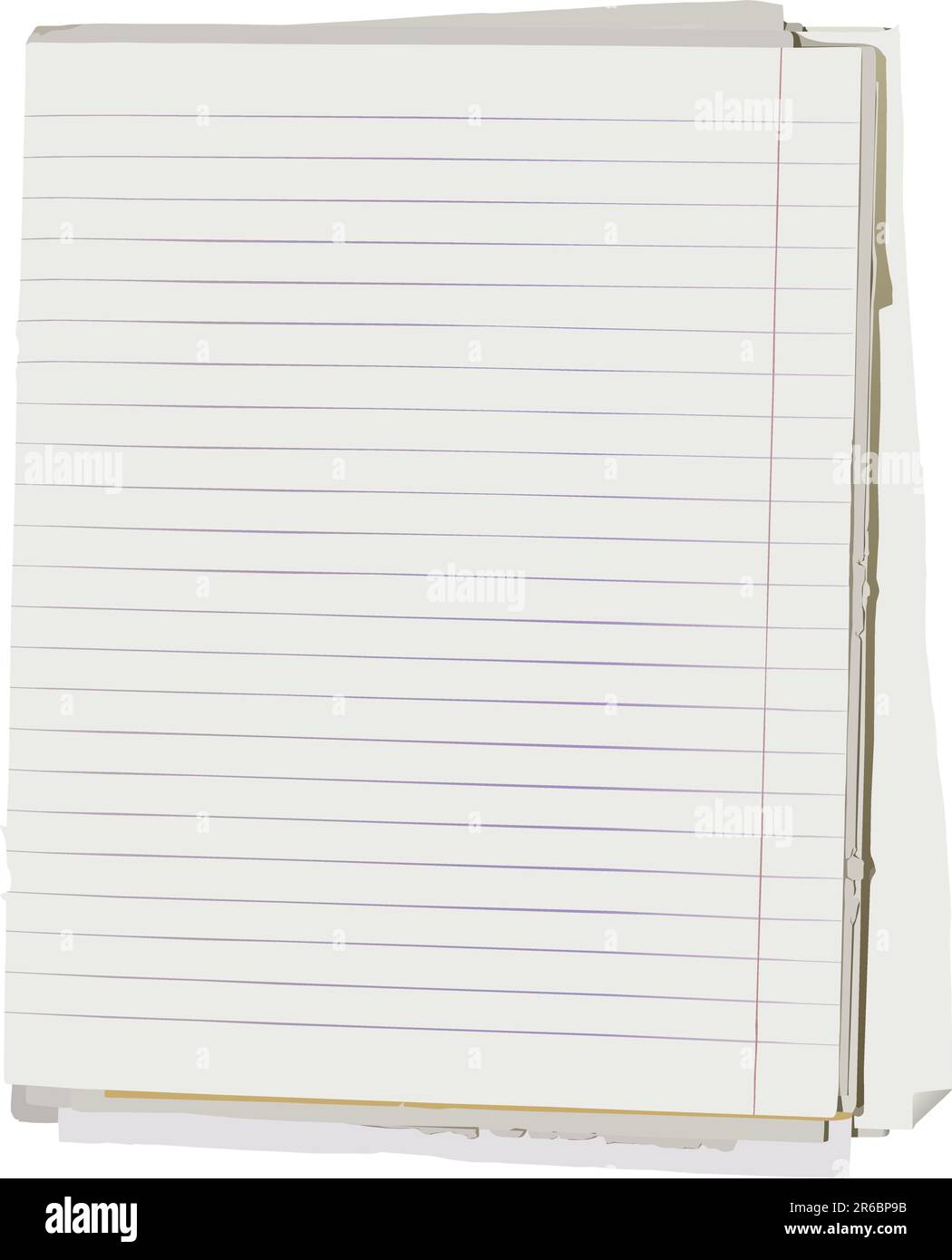 Old Lined Paper Scrap