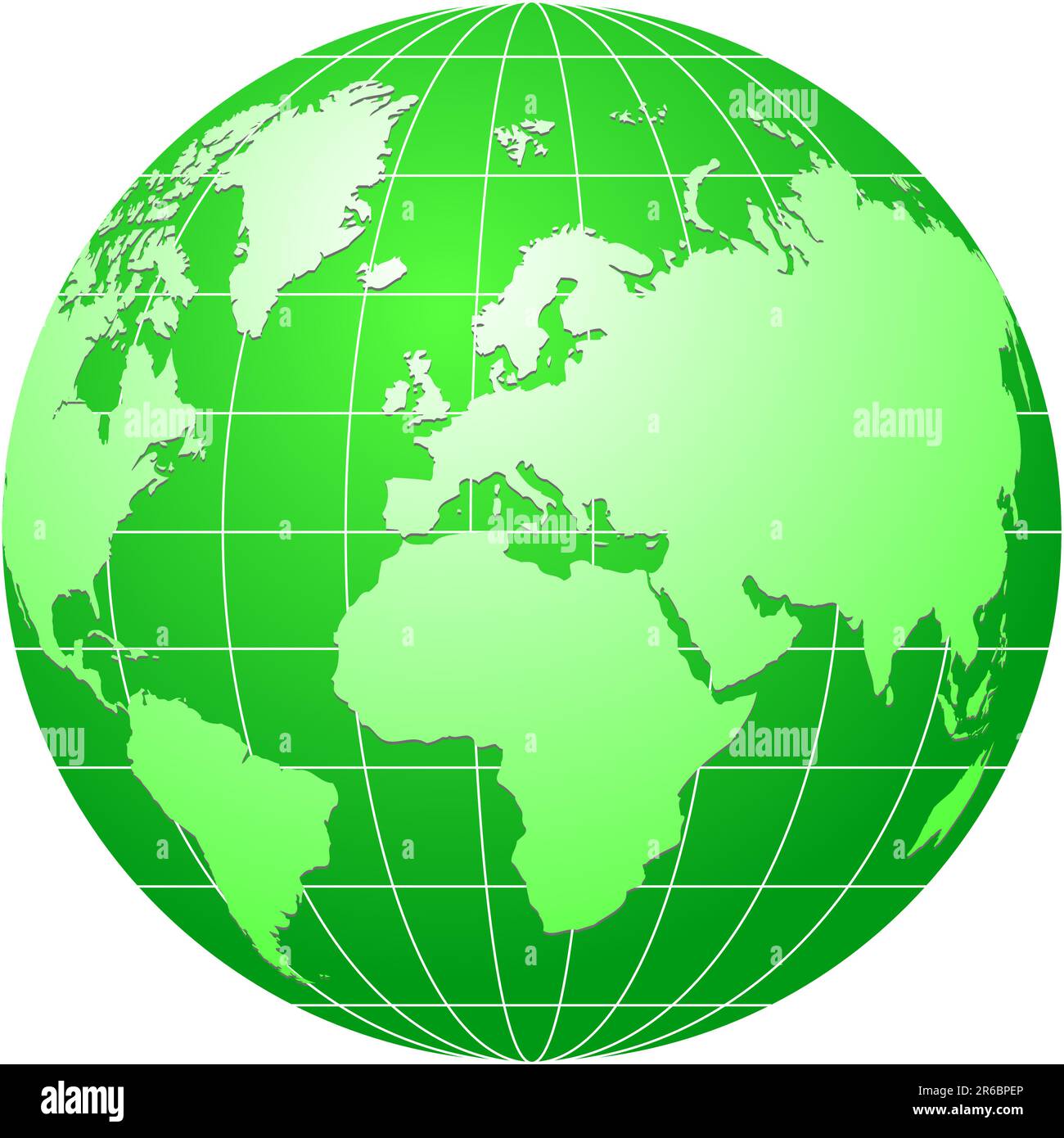 vector globe isolated on white background Stock Vector Image & Art - Alamy