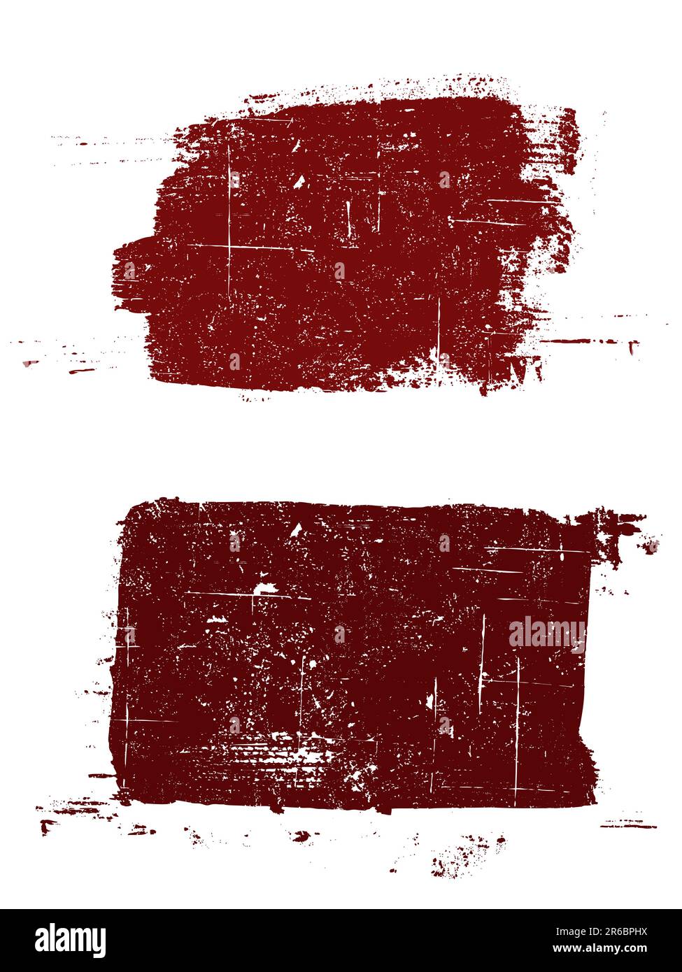 Grunge elements - 2 Grunged Squares - Highly Detailed vector grunge ...