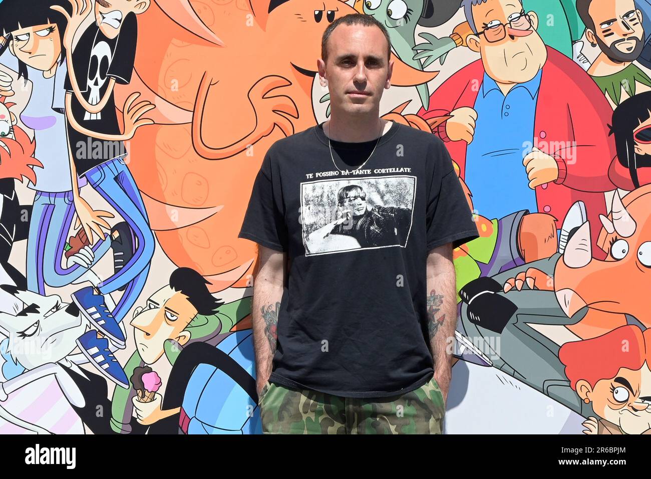 Rome, Italy. 08th June, 2023. Michele Rech (Zerocalcare) attends the photocall of new animated ...