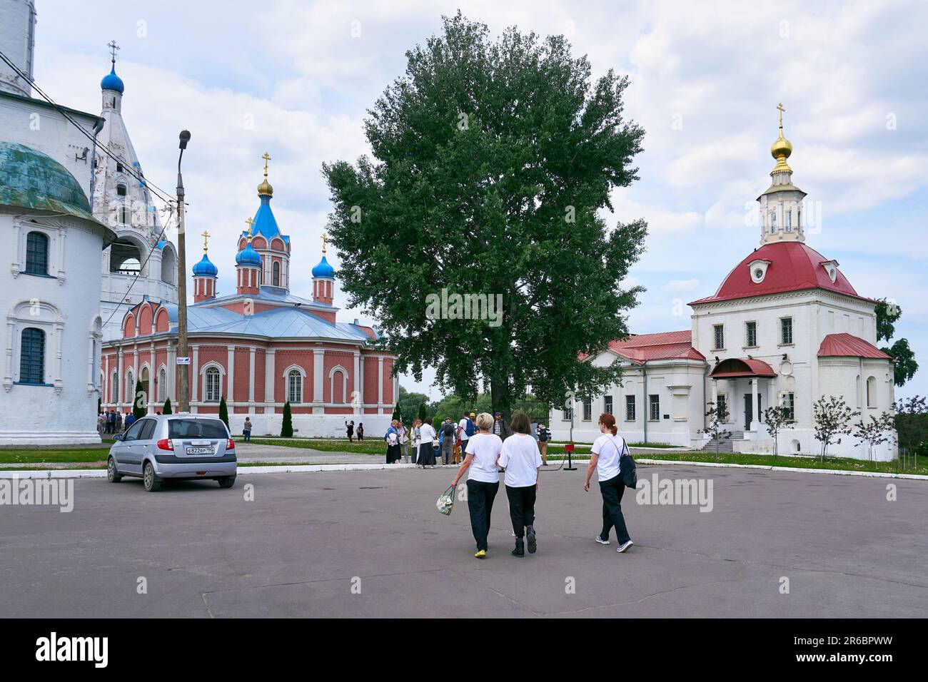 Kolomna, Russia - May 30, 2023: Tourists on the territory of the ...