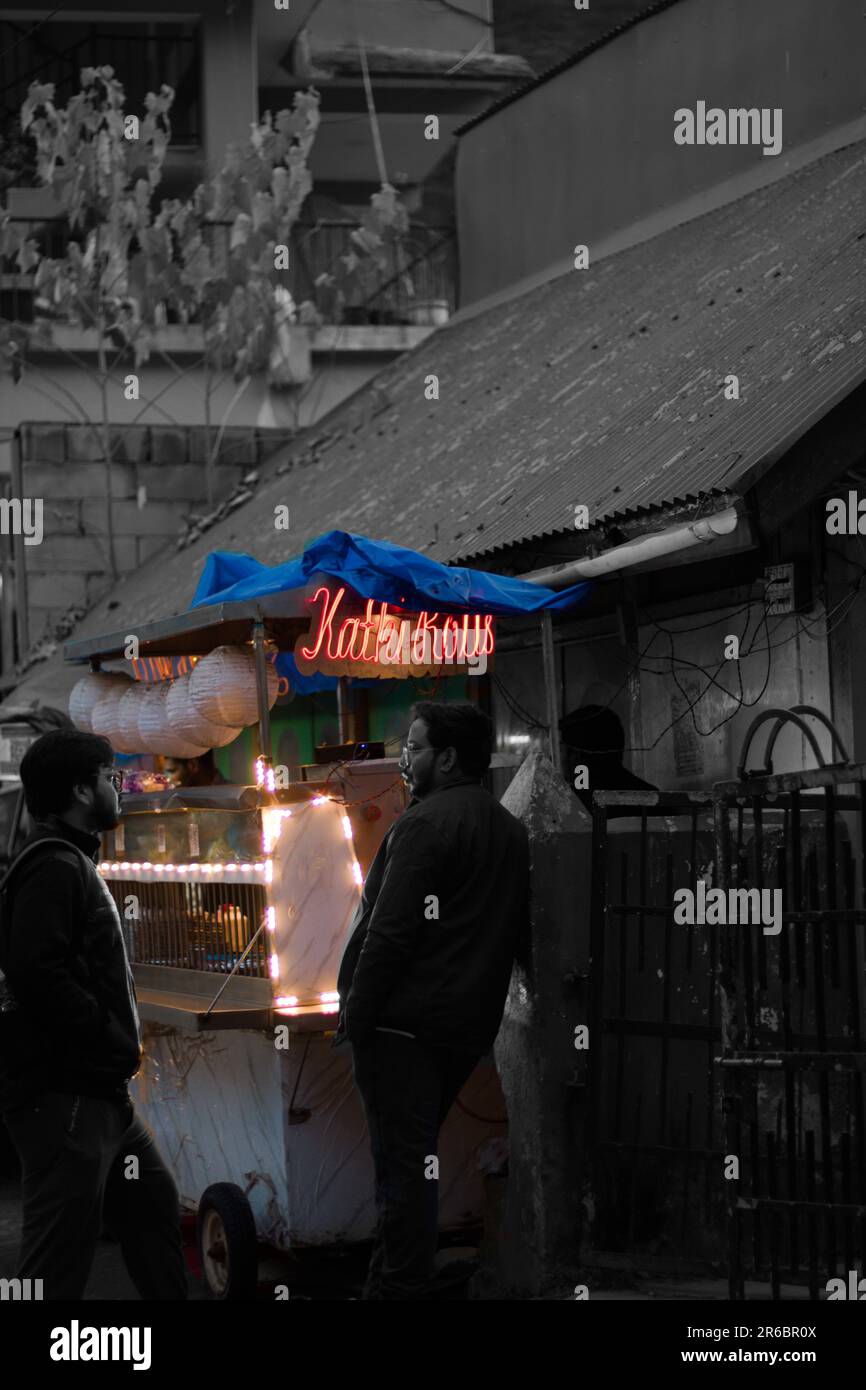 Filling Colors in this Black and White world, A still from the busy ...