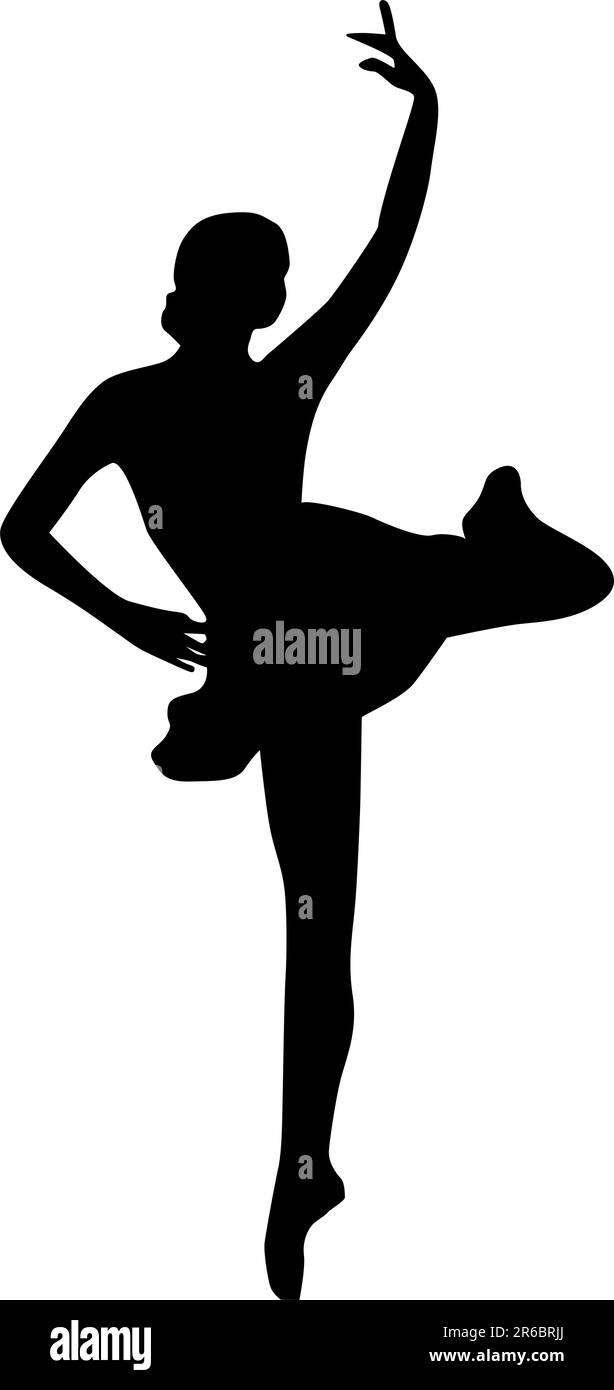 Black and white ballet picture Stock Vector Images - Alamy
