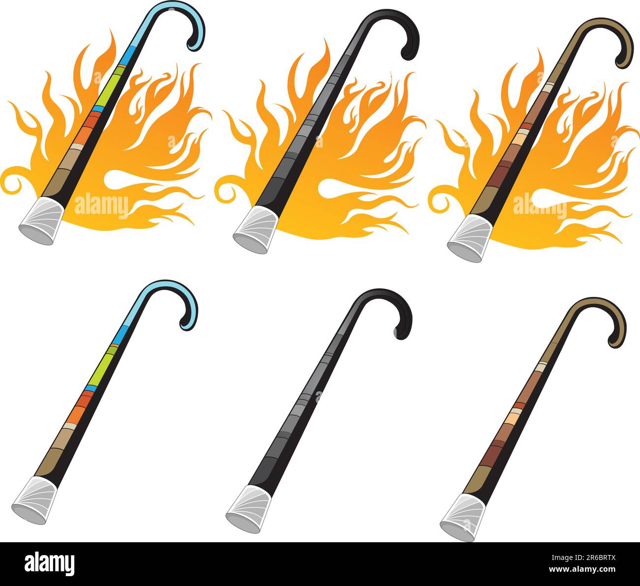 Fire walk Stock Vector Images - Alamy