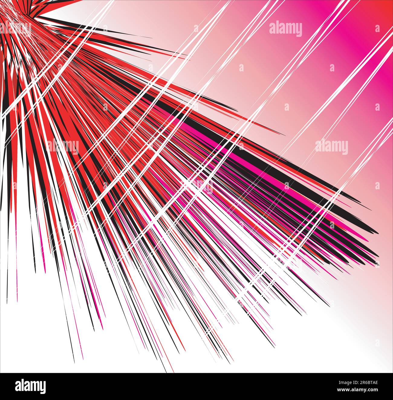 Fractal image colorful lines Stock Vector Images - Alamy