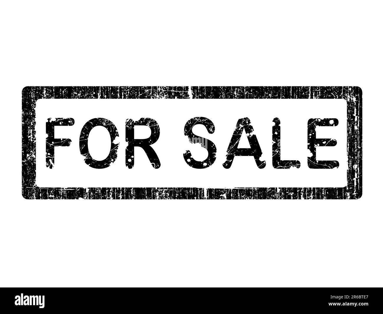 Grunge Office Stamp with the words FOR SALE in a grunge splattered text ...