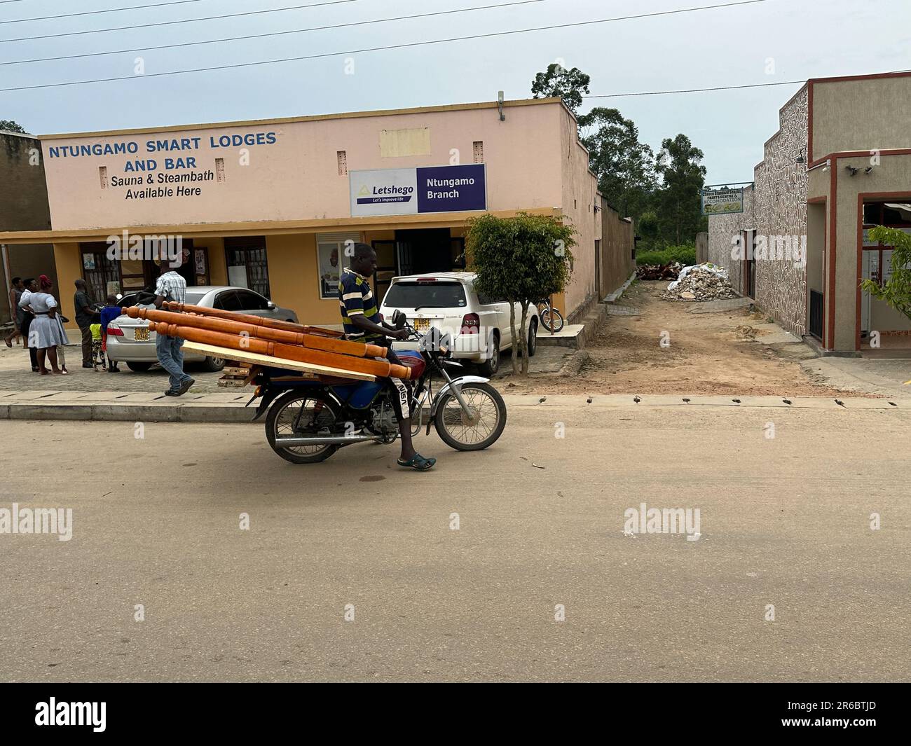 Ntungamo, Uganda, Africa - March 25, 2023: Typical roadside market ...