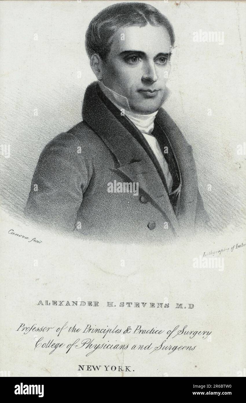 Alexander Hodgdon Stevens (September 4, 1789 - March 30, 1869) was an ...