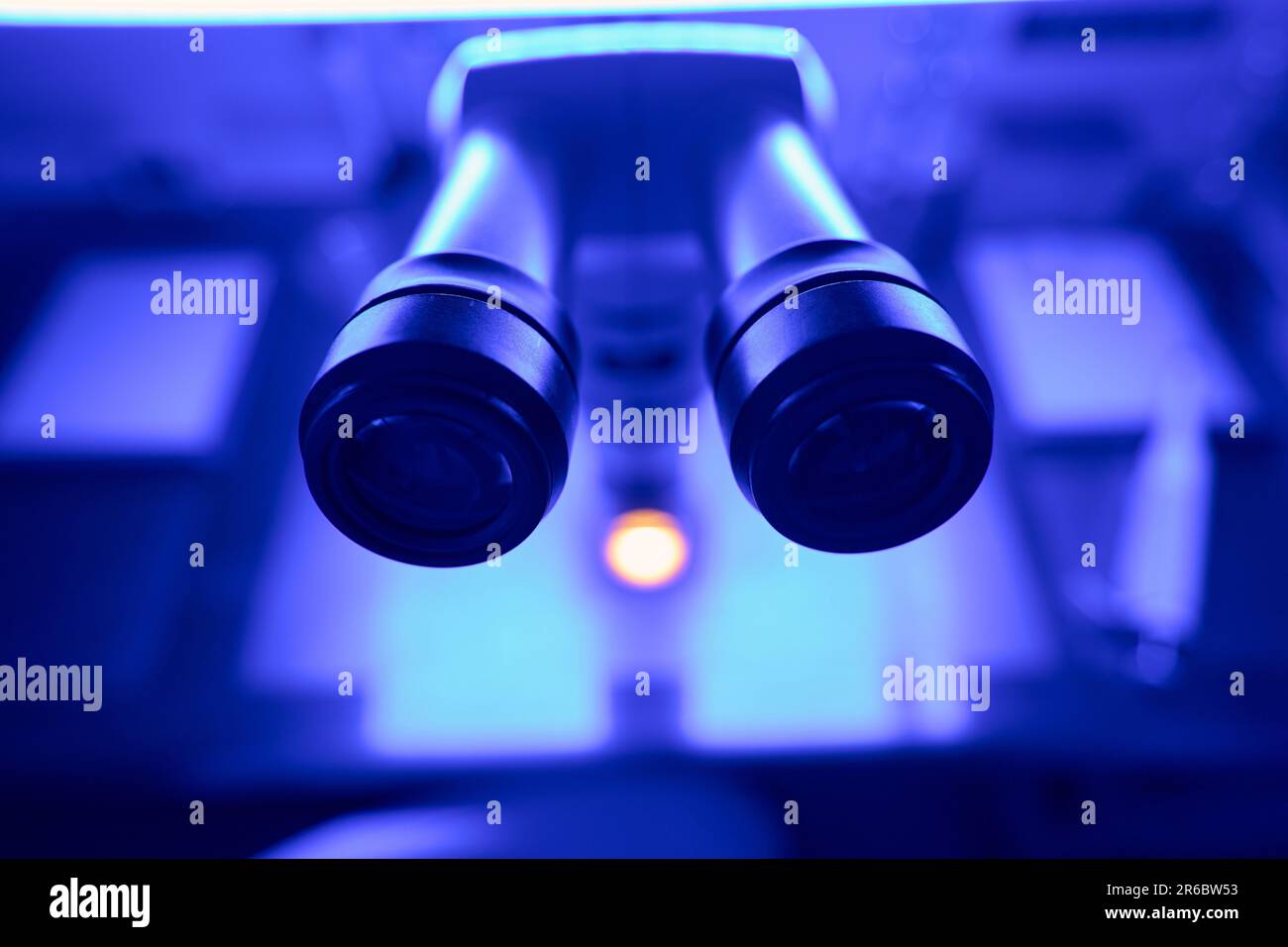 Close up view laboratory microscope hi-res stock photography and images ...