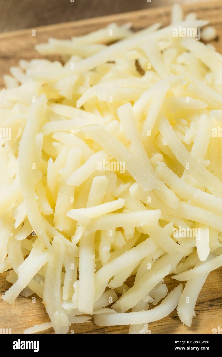 Raw Organic Shredded Potatoes in a Pile Stock Photo - Alamy