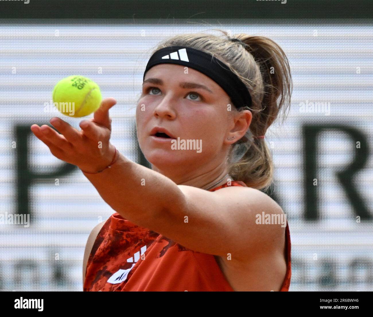 Paris, France. 08th June, 2023. Roland Garros Paris French Open 2023 Day 12 08/06/2023 Karolina ...