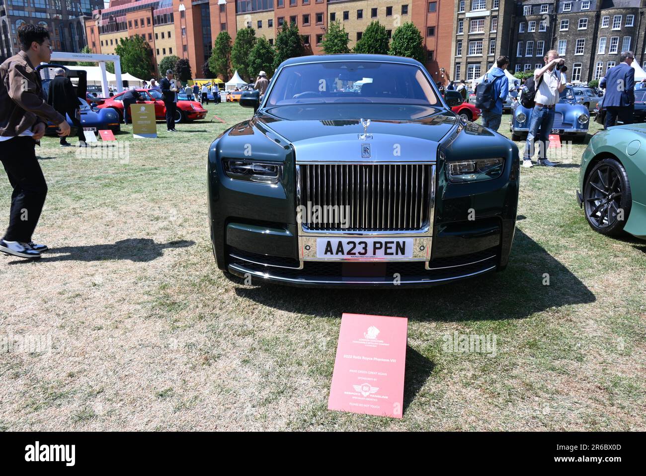 AN AUTOMOTIVE GARDEN PARTY AT THE HEART OF THE CITY A DISPLAY OF SOME ...