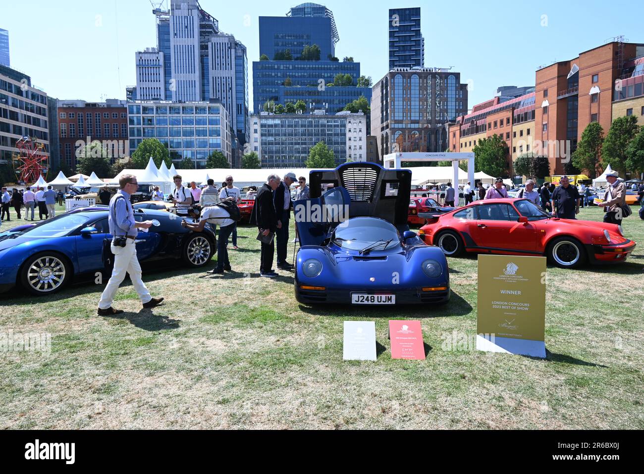 AN AUTOMOTIVE GARDEN PARTY AT THE HEART OF THE CITY A DISPLAY OF SOME ...