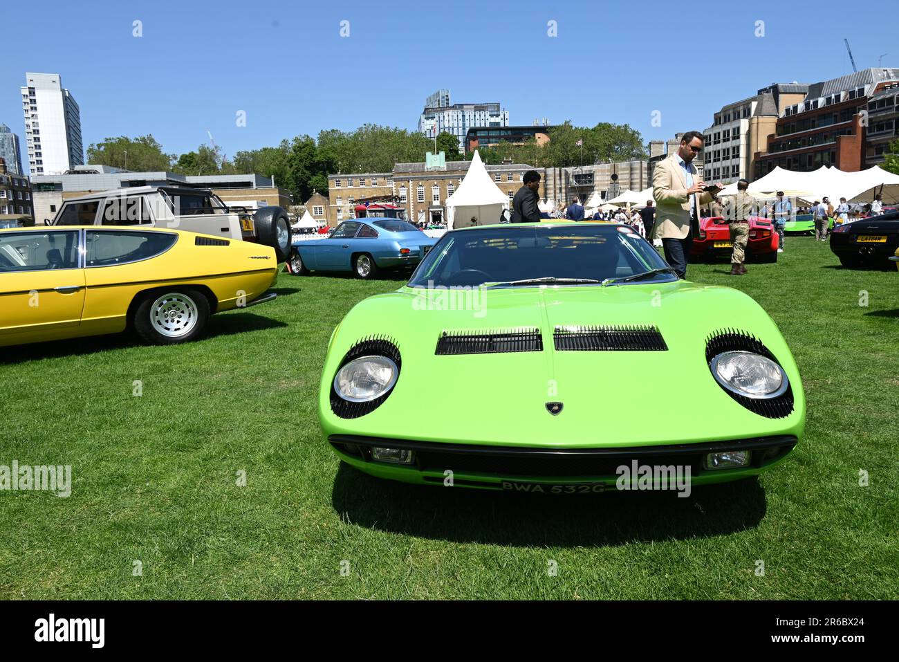 AN AUTOMOTIVE GARDEN PARTY AT THE HEART OF THE CITY A DISPLAY OF SOME ...