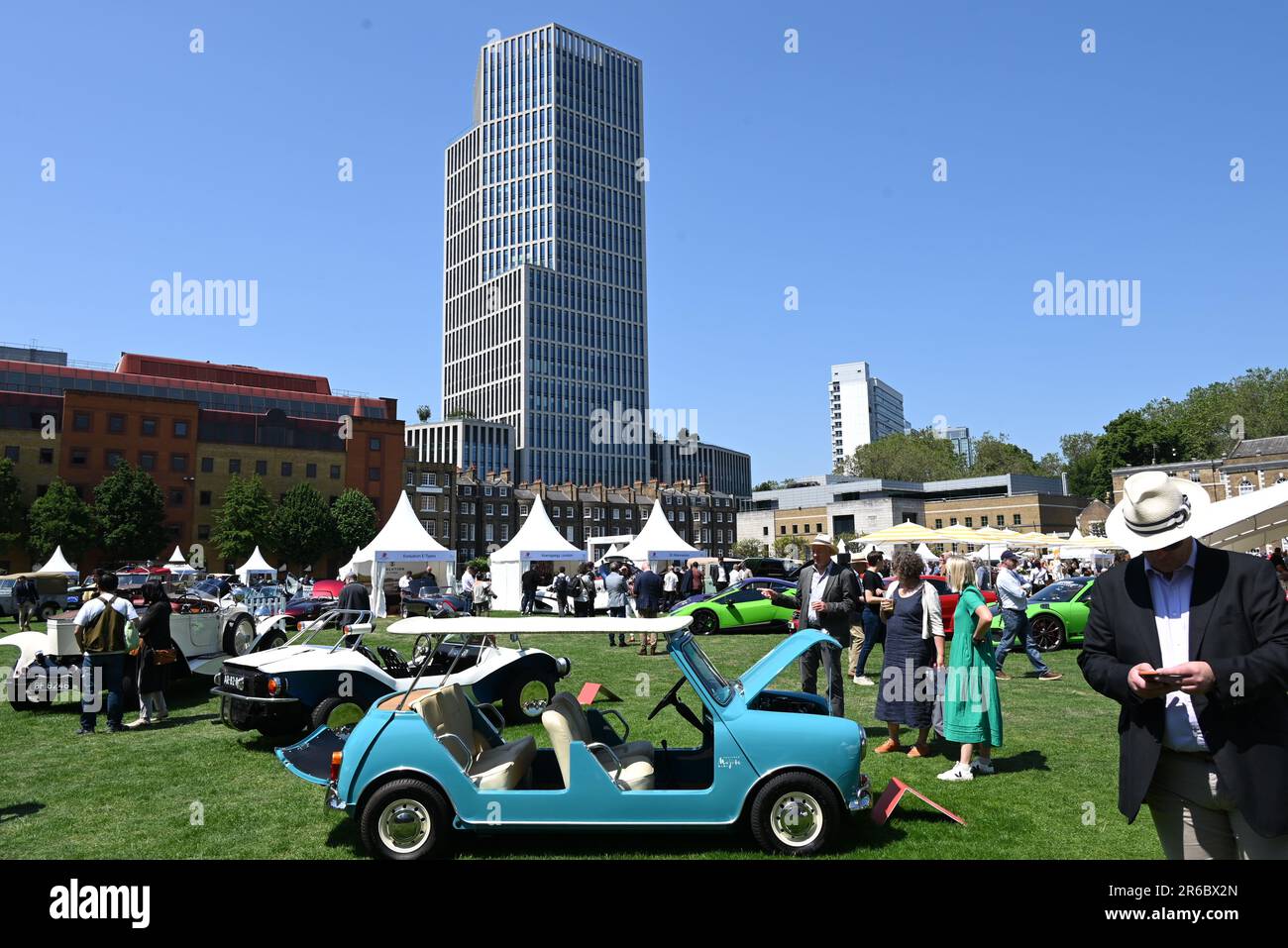 AN AUTOMOTIVE GARDEN PARTY AT THE HEART OF THE CITY A DISPLAY OF SOME ...