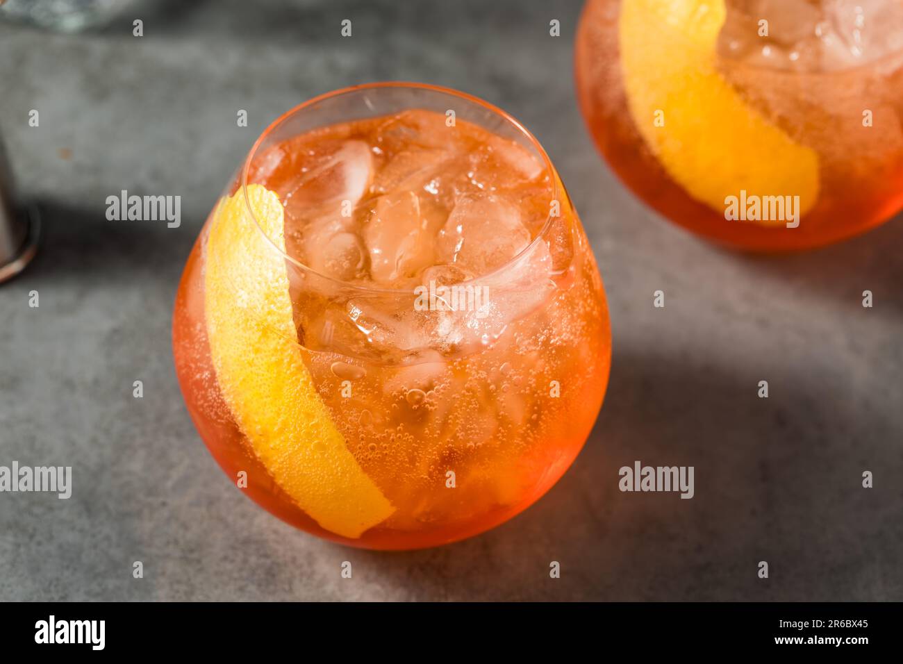 Cold Refreshing Tequila Spritz Cocktail with Prosecco Stock Photo - Alamy