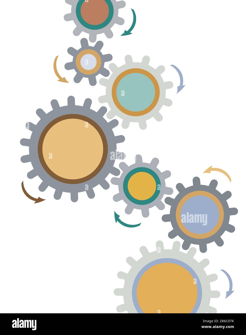 Abstract design cog wheel hi-res stock photography and images - Alamy