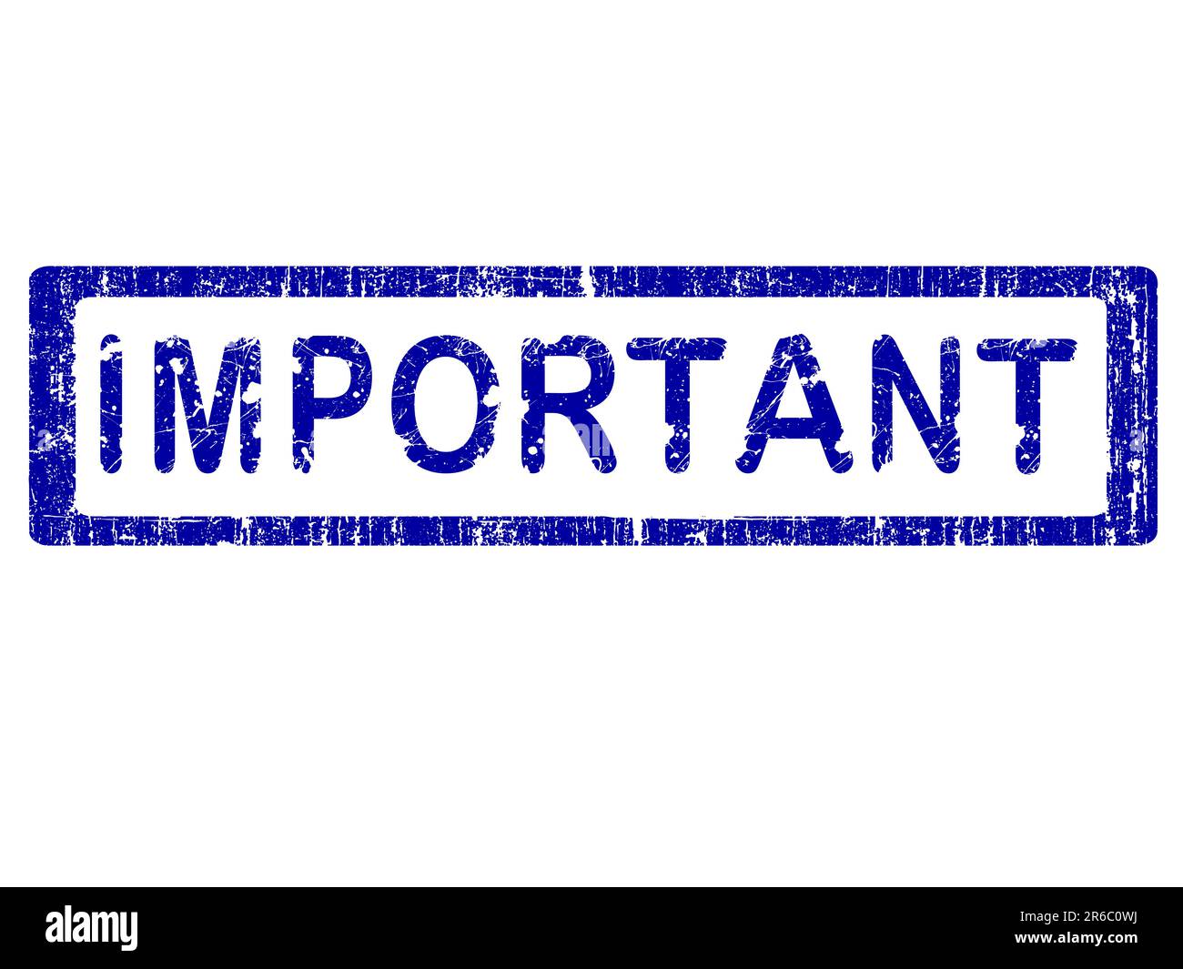 Grunge Office Stamp with the words IMPORTANT in a grunge splattered ...