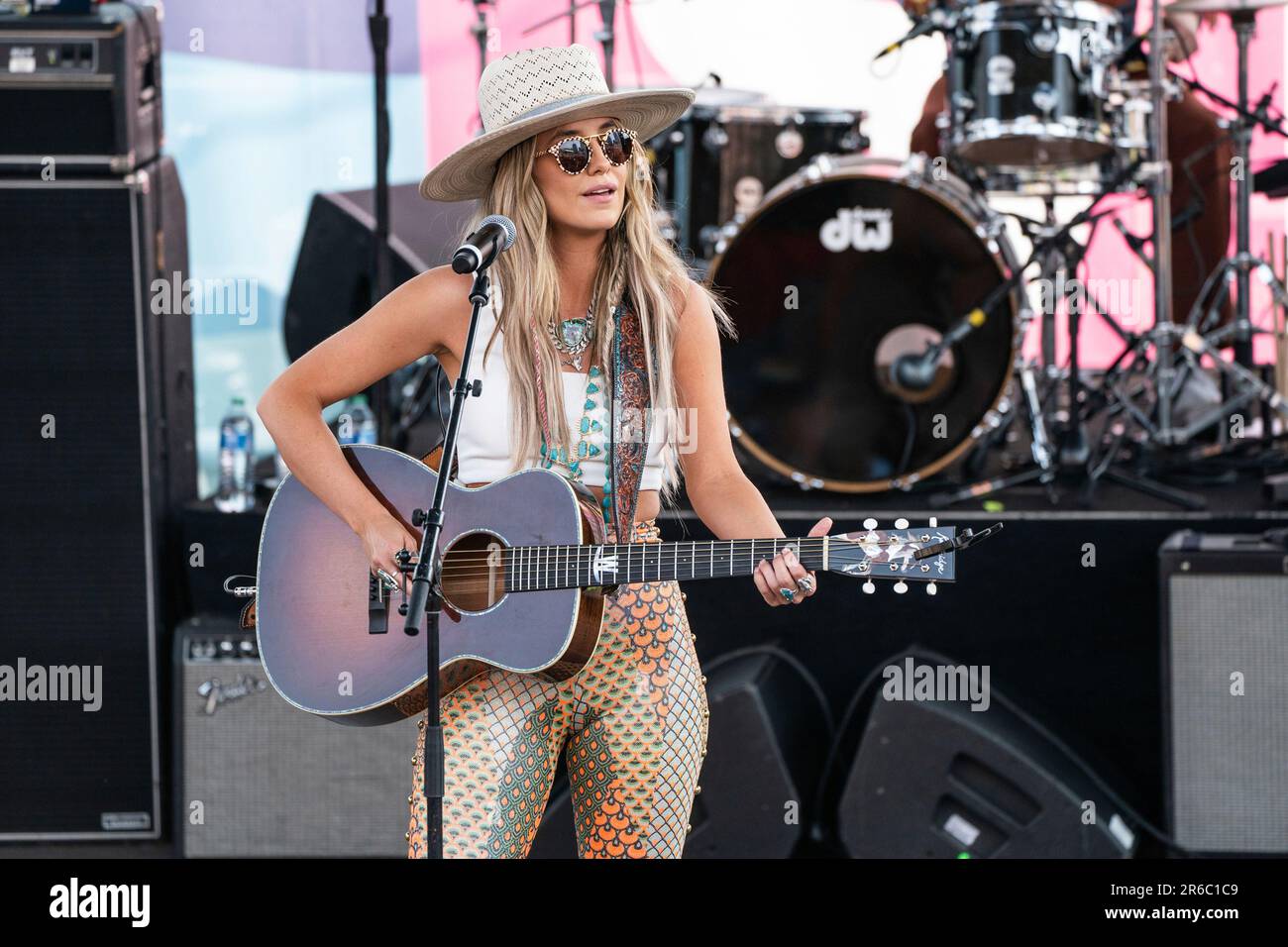 Lainey Wilson performs during the 2023 CMA Fest on Thursday, June 8 ...