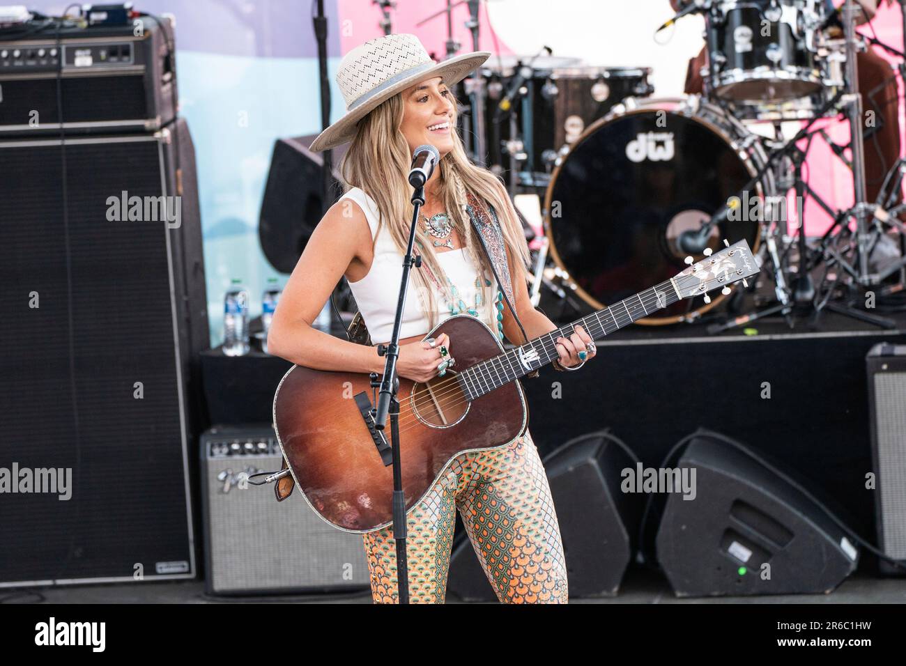 Lainey Wilson performs during the 2023 CMA Fest on Thursday, June 8 ...
