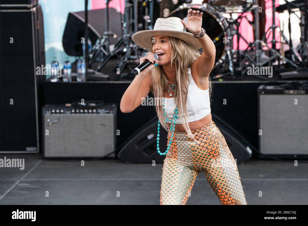 Lainey Wilson performs during the 2023 CMA Fest on Thursday, June 8 ...