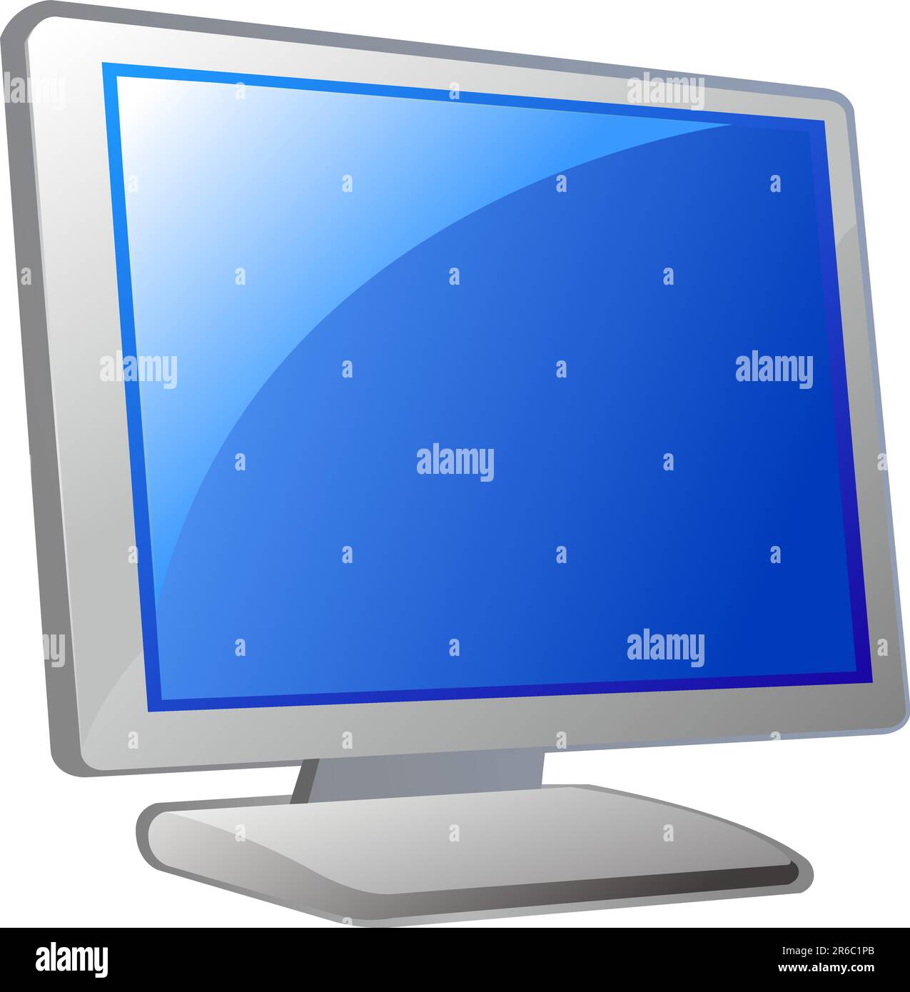 vector monitor isolated on white background Stock Vector Image & Art ...