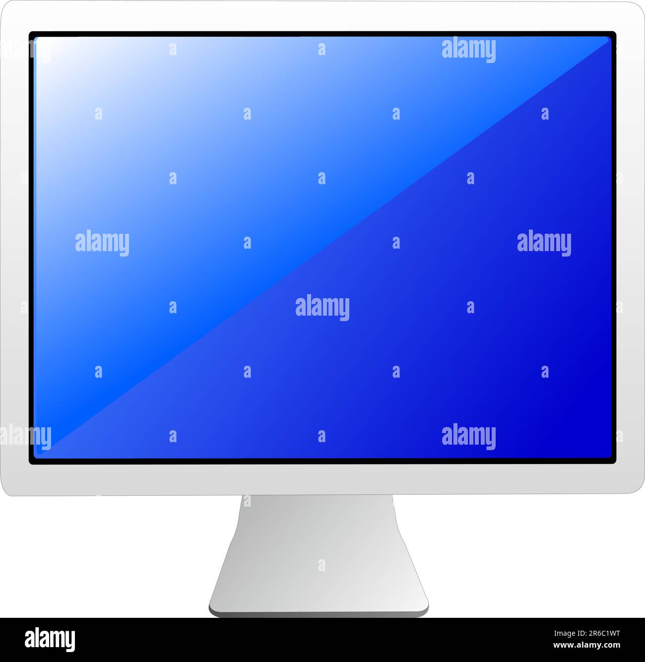 vector monitor isolated on white background Stock Vector Image & Art ...