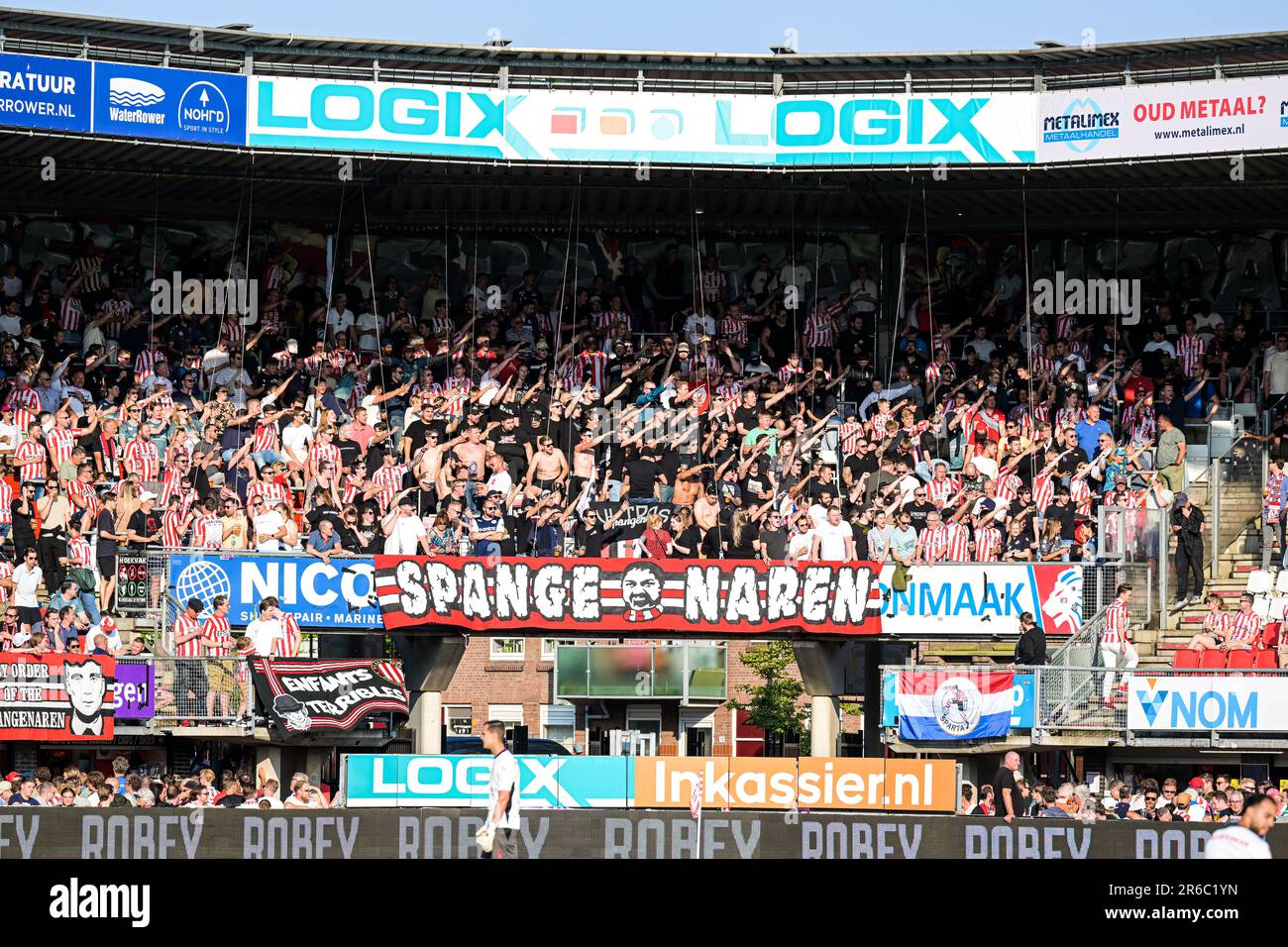 ROTTERDAM - Fans of Sparta during the Final in the European Football ...