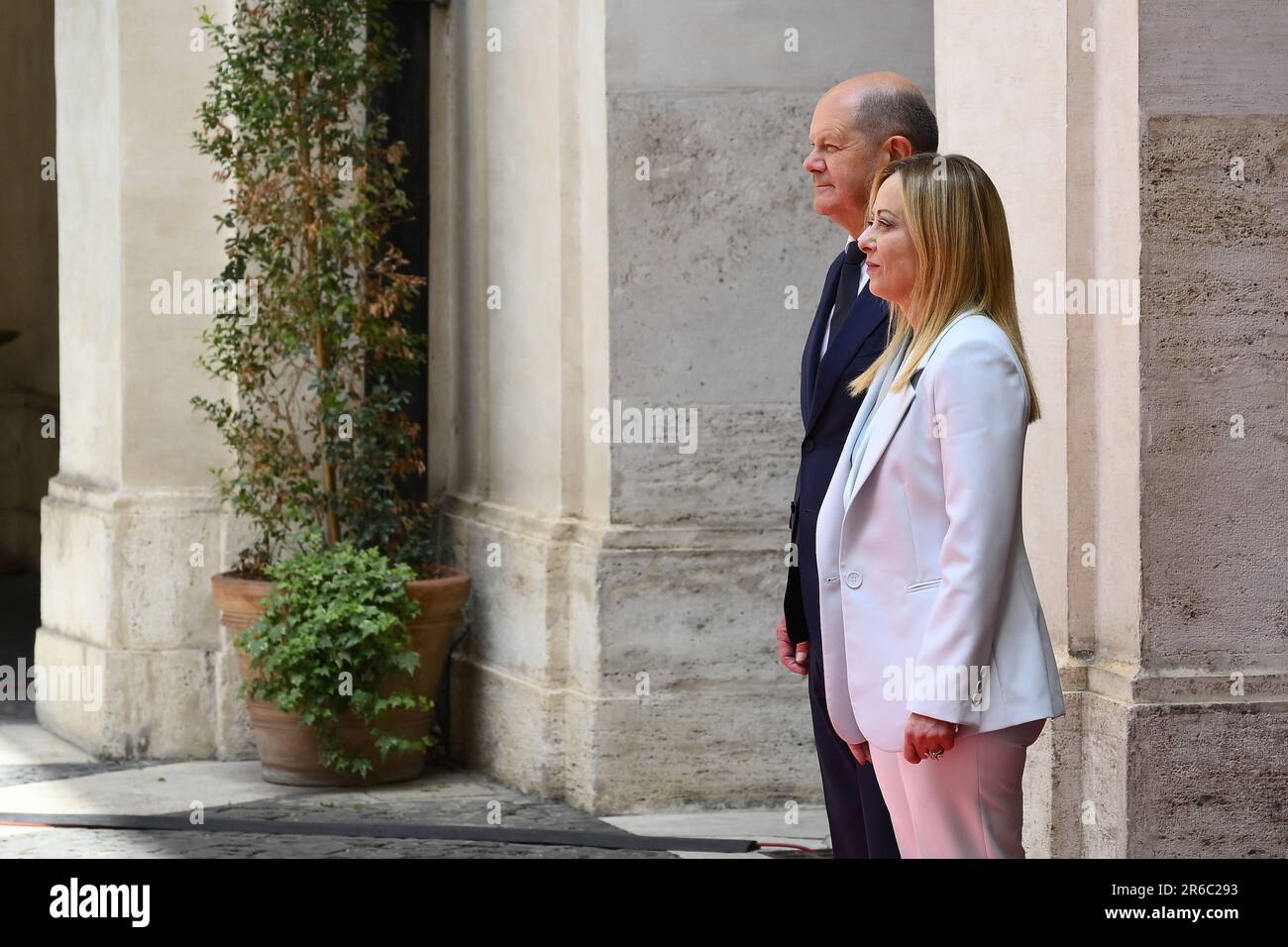 Rome, Italy. 08th June, 2023. The Prime Minister, Giorgia Meloni, meets ...