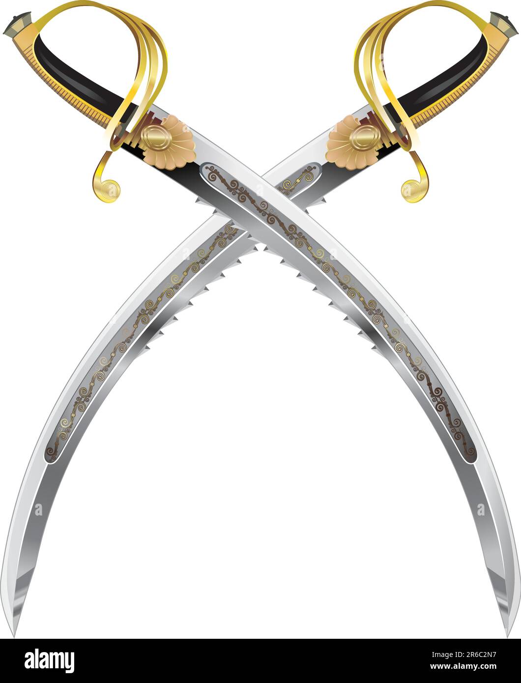 Two crossbones pirate swords vector illustration Stock Vector Image ... Two crossbones pirate swords vector illustration Stock Vector Image ...